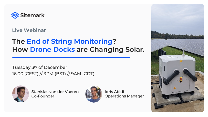 Webinar: The End of String Monitoring? How Drone Docks are Changing ...