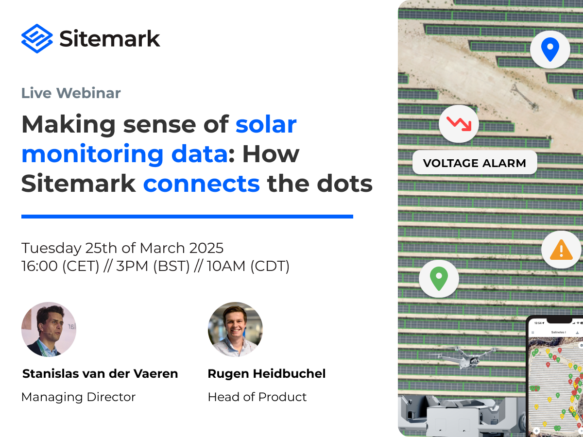 Webinar: Making sense of solar monitoring data | Sitemark
