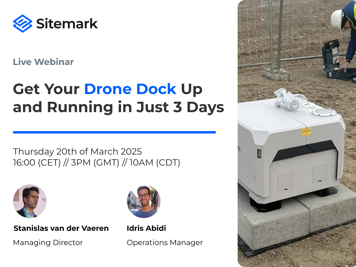 Webinar: Get Your Drone Dock Up and Running in Just 3 Days | Sitemark